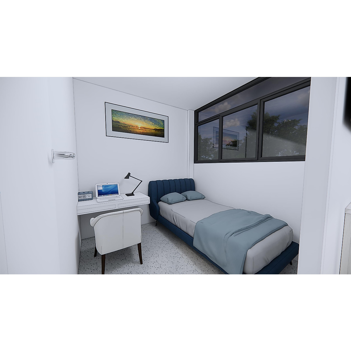 Barn Homes Prefabricated House with Bathroom and Kitchen, 20ft, Guest House, Tiny House, Mobile House, Modular Homes, Container Homes, Cabin Prefab, Tiny House to Live in (20FT)