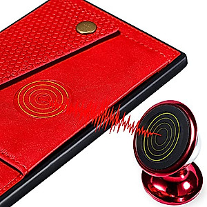 Protective Flip Cases Wallet Case Compatible with Oppo Reno 2, Leather Case with Card Holder, Double Magnetic Clasp and Durable Shockproof Cover Compatible with Oppo Reno2,Magnetic Phone Case Compatib