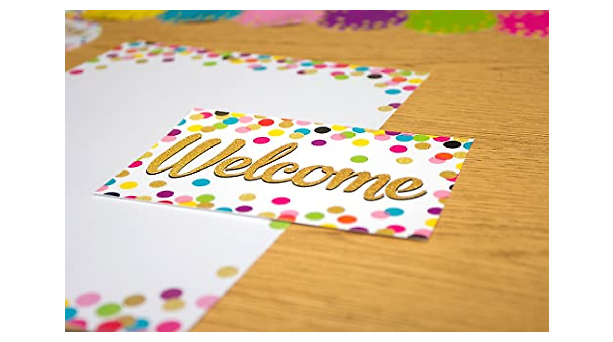 Colorful Confetti Computer Paper - 50 Sheets for Fun