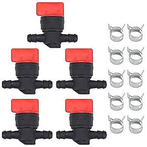 Yermax 1/4" Inline Fuel Cut off Valve for 493960 for Briggs 494768 493960 692008 MU698183 698183MA