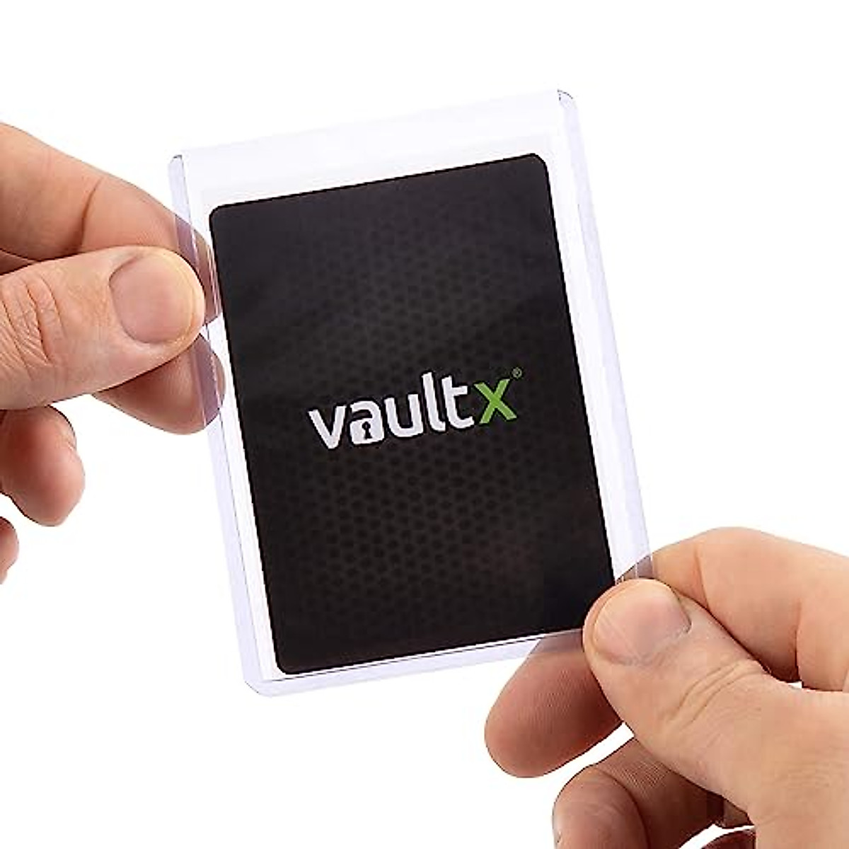 Vault X Premium Extra Thick Seamless Toploaders 35pt - 3" x 4" Rigid Card Holders for Trading Cards & Sports Cards (100 Pack)