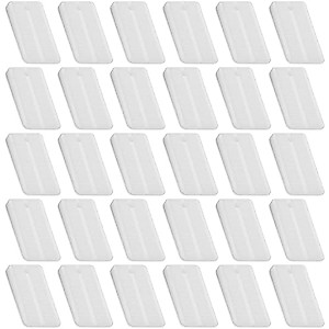 Qualihome Nylon Plastic Shims for Leveling - Clear Plastic Wedges for Home Furniture, Toilet, Bed, Restaurant Table Wedges - Non Slip Levelers, Stabilizers with Ribbed Design - 1-1/8" x 2" (30 PACK)