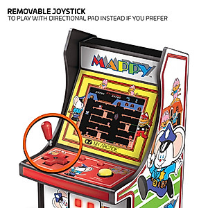 My Arcade My Arcade Mappy Micro Player: Fully Playable, 6.75 Inch Collectible, Color Display, Speaker, Volume Buttons, Headphone Jack, Battery or Micro USB Powered - Electronic Games