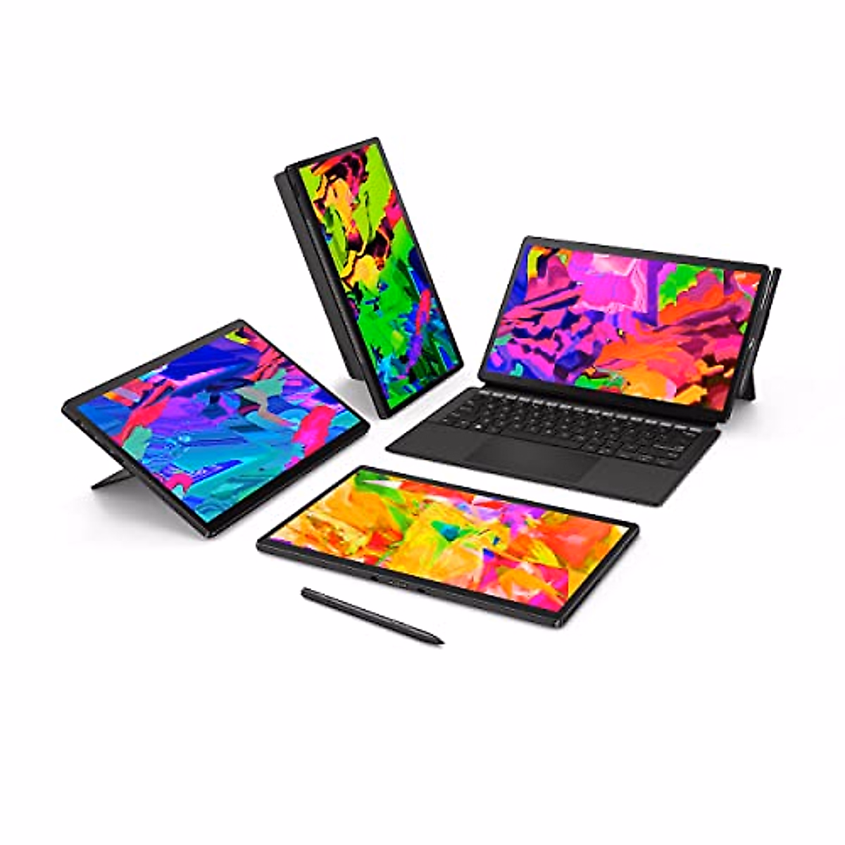 ASUS VivoBook 13 Slate 2-in-1 Laptop, 13.3â€ FHD OLED Touch Display, Intel Pentium N6000 Quad-Core CPU, 8GB RAM, 256GB PCIe® 3.0 SSD, Windows 11 Home, Black, T3300KA-DH26T