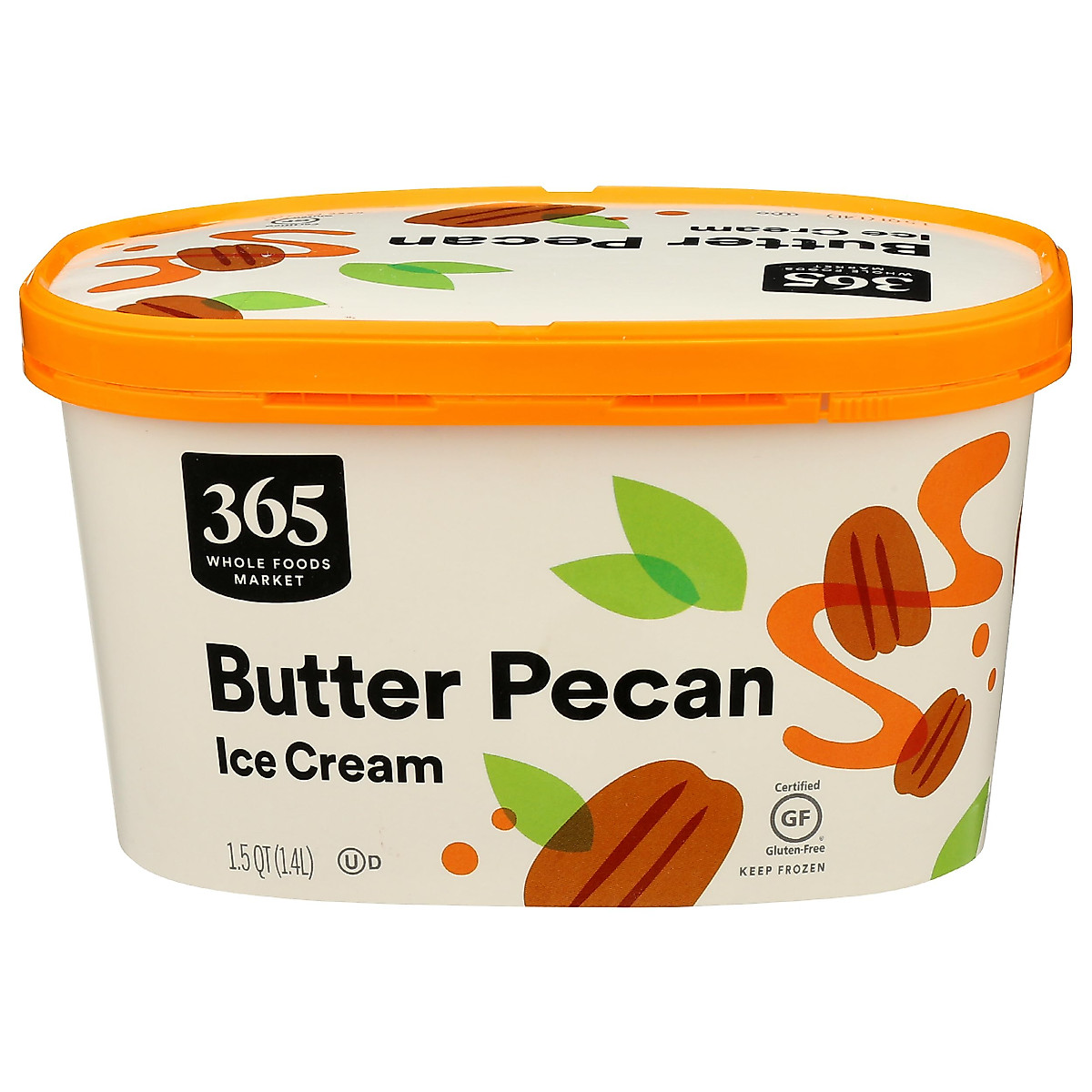 365 by Whole Foods Market, Ice Cream Butter Pecan, 1.5 Quart