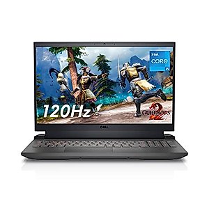 Dell G15 5520 Gaming Laptop - 15.6-inch FHD 120Hz Display, Core i5-12500H, 8GB DDR5 RAM, 512GB SSD, NVIDIA RTX 3050 4GB GDDR6, Intel Wi-Fi 6, Windows 11 Home - Dark Shadow Grey