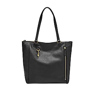 Fossil Women's Tara Leather Shopper Tote Purse Handbag