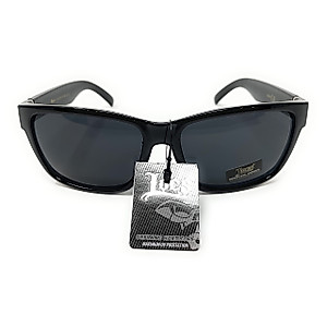 Locs 91070 Black Sunglasses | Authentic Hardcore Gangster OG Cholo Classic Shades
