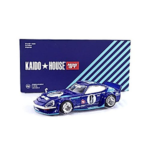 Datsun Fairlady Z S30Z Wide Spec (Blue) (by Jun Imai) Kaido House 1/64 Diecast Model Car True Scale Miniatures KHMG024