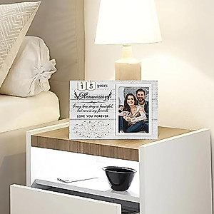 Wedding Anniversary Picture Frame Gift for Couple- Personalized Wedding Frames Gifts-Every Love Story is Beautiful but Our is My Favorite, Personalized Frames Gifts Hold 4x6 inch Photos