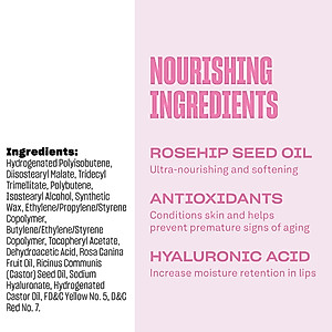 Babe Original Babe Glow Fragrance-Free Lip Sleeping Mask for Softer Lips, Hyaluronic Acid & Antioxidant Infused for Smoother, Moisturized Lips, Unscented, Cruelty-Free…