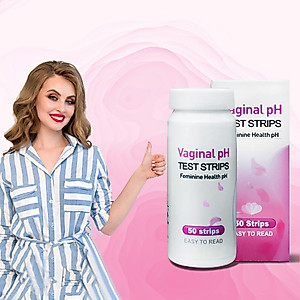 Karagas Vaginal pH Test Strips(50 Strips),PH Balance Test Strips for Women,Vaginal Health Monitoring,Measures Acidity Alkalinity and pH Balance,Sealed Package-50 Strips Value Pack