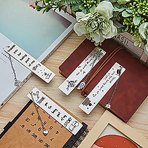 4 Pcs Teacher Appreciation Gifts Metal Bookmark Thank You for Being Part of My Story Gifts Appreciation Teacher Bookmark Gifts for Women Teacher Graduation Birthday Retirement