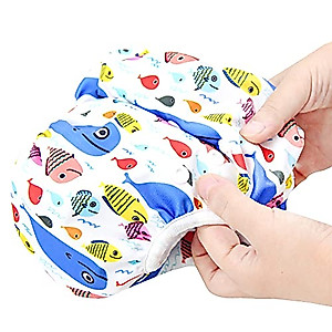 Langsprit 3 Pack Swim Diaper for Baby & Toddle,Reuseable Washable Diaper Swim for Swimming Lesson & Baby Shower Gifts
