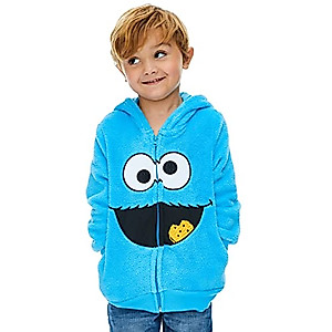 Sesame Street Cookie Monster Toddler Boys Fleece Zip Up Hoodie 2T