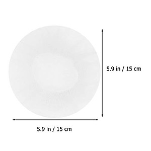 Healifty Headphone Covers 50pairs Sleeve Disposable Ear Most Stretchy Woven Nonwoven Headphones for Non- on Fit White Earpad Sweatproof Cover, Protector Earpads Covers Headphone of