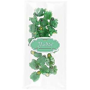 Yardwe 20pcs Resin Mini Frogs Realistic Frog Miniature Figurines Animals Model Cupcake Toppers DIY Crafts Fairy Garden Moss Landscape Terrarium Ornament Accessories