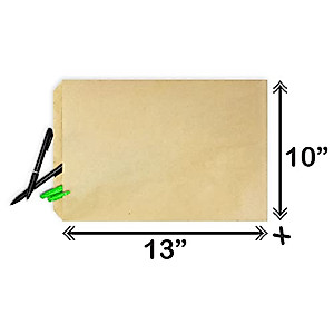 10"x13" - 100 Count - Flat Brown Kraft Paper Bags by Flexicore Packaging®, Shopping, Mechandise, Party, Gift Bags