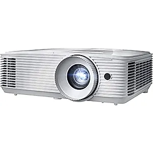 Optoma EH412x Professional 1080p Projector | 4,500 Lumens for Daytime Use in Meetings, Training and Classrooms | 15,000 Hour Lamp Life | 4K HDR Input | Built-in Speaker