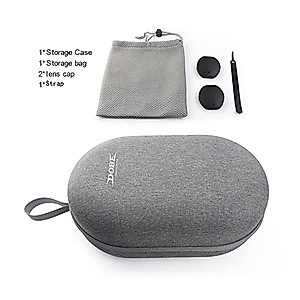 Hard Carrying Case For PS VR2,VR Headset & Controller Travel Storage Box Protection Case Handbag with Lens Cap Protector,39*24*16cm