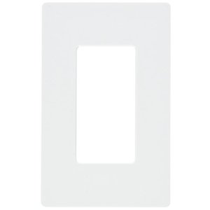 Lutron CW-1-WH 1-Gang White Wall Plate