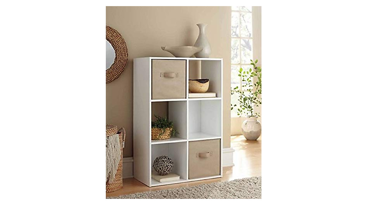 Mainstay 6 Cube Organizer Gray – Stylish & Versatile Storage Solution