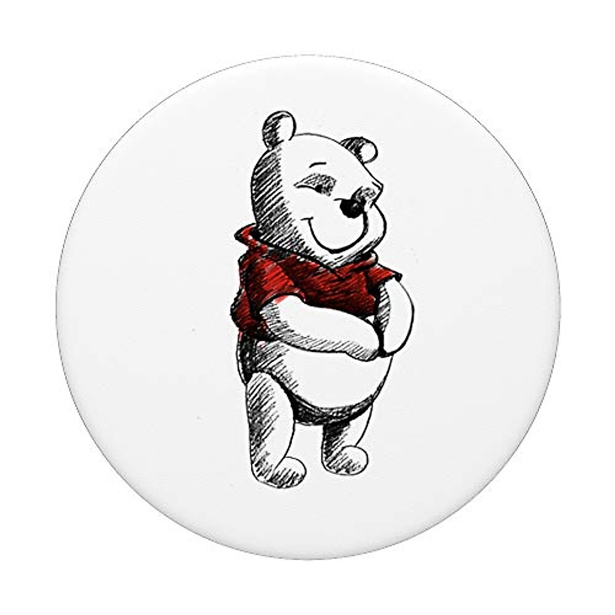 Disney Winnie The Pooh Sketch PopSocket PopSockets PopGrip: Swappable Grip for Phones & Tablets