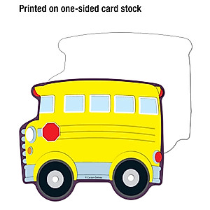Carson Dellosa School Bus Cutouts, 36 Bus Cutouts for Bulletin Board, Preschool & Kindergarten Classroom Décor, Classroom Cut-Outs for Back to School, Cutouts for Classroom Bulletin Board Decorations