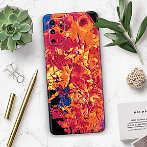 DesignSkinz Liquid Abstract Paint V6 Protective Vinyl Decal Wrap Skin Cover Compatible with The Samsung Galaxy S20 (Screen Trim & Back Glass Skin)