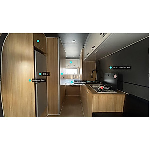 Airstream Caravans trailer with bedroom/Living room/Bathroom and kitchen.Now travelling is much easy, 21.3 * 7.15 * 8ft.