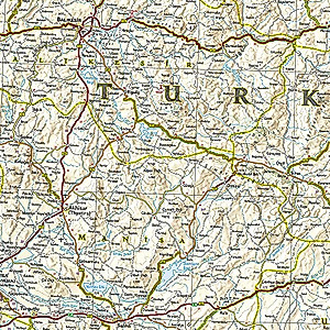 Türkiye (Turkey): Mediterranean Coast Map (National Geographic Adventure Map, 3019)