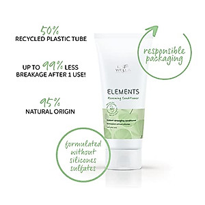 Wella Professionals Elements Renewing Shampoo & Conditioner Set, Sulfate & Silicone Free, Instant Detangling, For All Hair Types, Retail Sizes