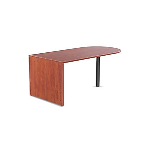 Alera ALE Valencia Series D Top Desk, 71w x 35 1/2d x 29 5/8h, Medium Cherry