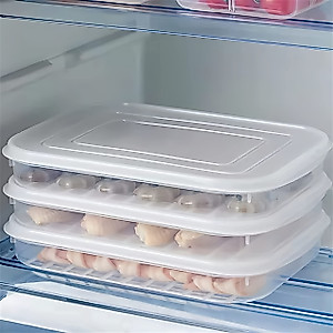 wulikanhua 2 Pack-Plastic Bacon keeper with Lids Airtight, Deli Meat Cold Cuts Cheese Saver Food Storage Containers for Refrigerators, Freezer,Shallow Low Profile Christmas Cookie Holder