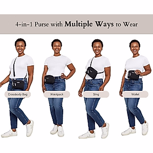 Baggallini Womens Crossbody Triple Zip Bagg cross body handbags, Silver Metallic Quilt, One Size US