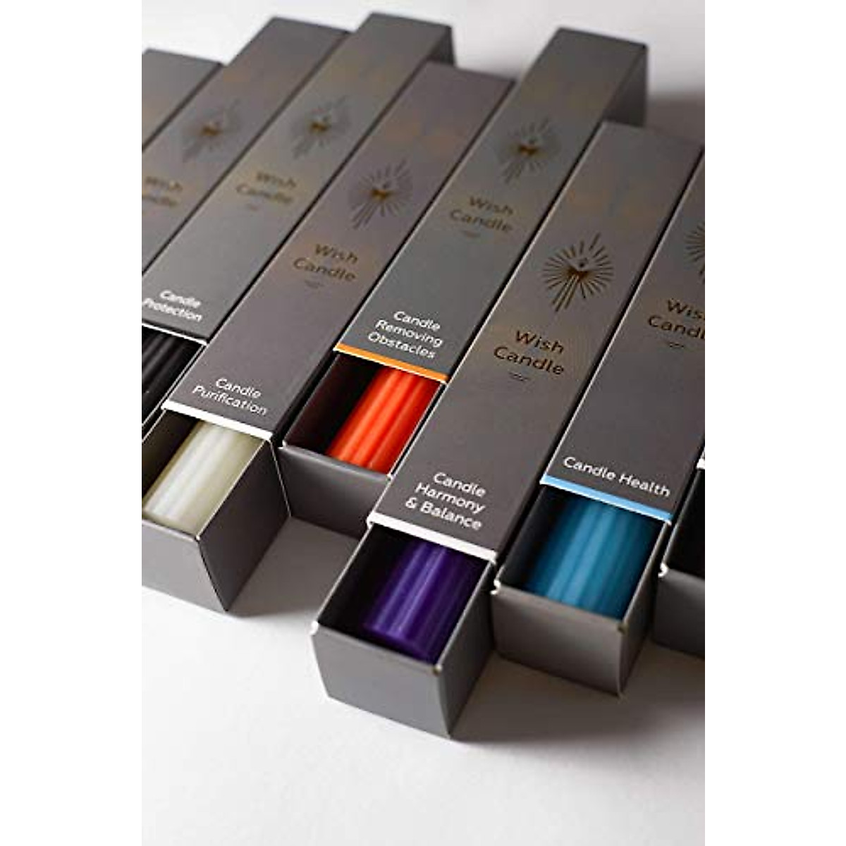 Wish Candle - Spell Get & Revive Love - 7.5 Inch / Blessed by Real Monks / Red / Manifestation Romance Come to me Deadly Attraction Marriage Passion Unity Ritual Magick Prayer(Hoodoo Wiccan Pagan)