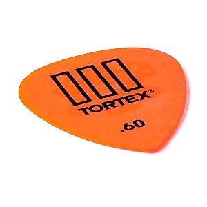 Dunlop Tortex® TIII, Orange, .60mm, 12/Player's Pack