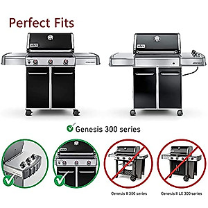 QuliMetal Stainless Steel Warming Rack for Weber Genesis 300 Series(2007-2016), Genesis E310, E320, E330, S310, S320, S330, Replacement for Weber 65054, 81323, 62749