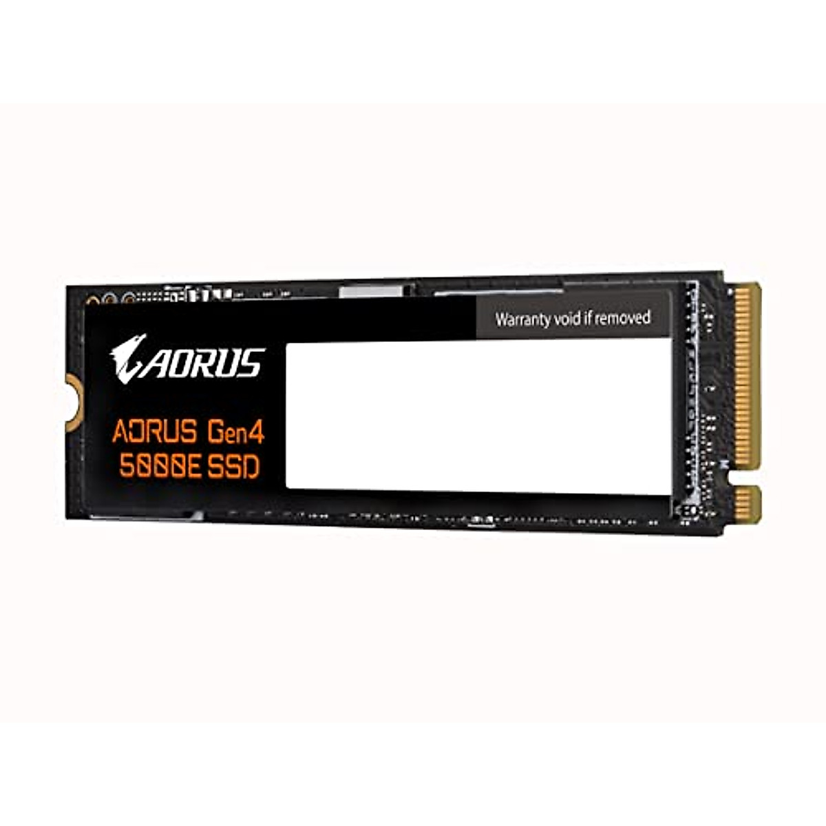 GIGABYTE AORUS Gen4 5000E SSD 500GB PCIe 4.0 NVMe M.2 Internal Solid State Hard Drive with Read Speed Up to 5000MB/s, Write Speed Up to 3800MB/s, AG450E500G-G
