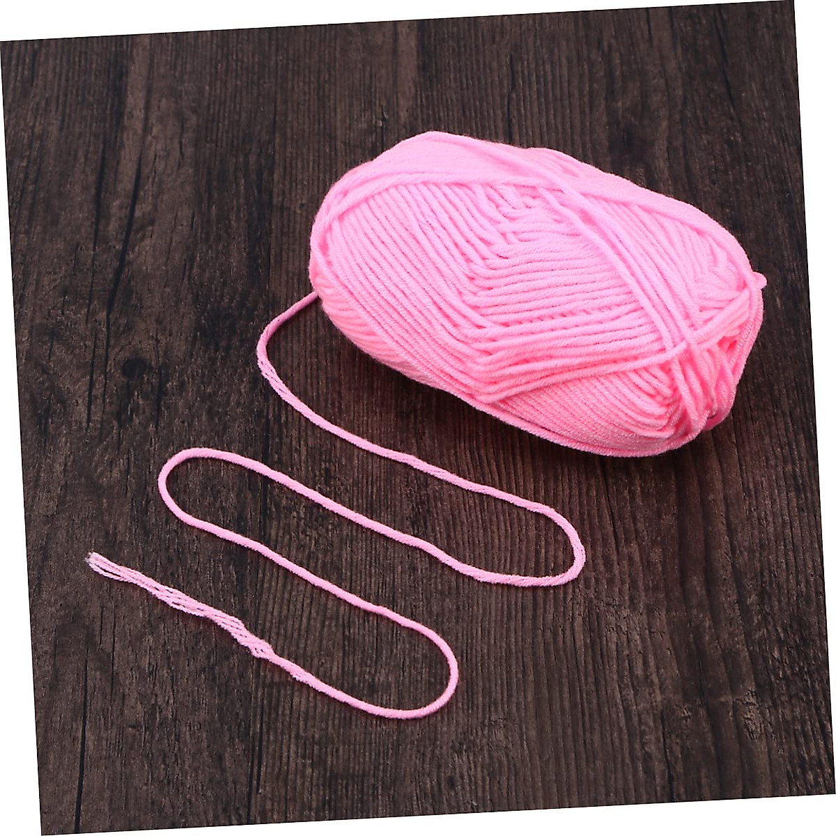 Homoyoyo Cotton Yarn Cone Cotton Yarn for Crocheting Knitting kit Fuzzy Yarn Knitting Yarn Cone Acrylic Yarn Crochet Yarn Chunky Yarn for Crocheting Blanket Yarn Baby White Yarn coarse Wool