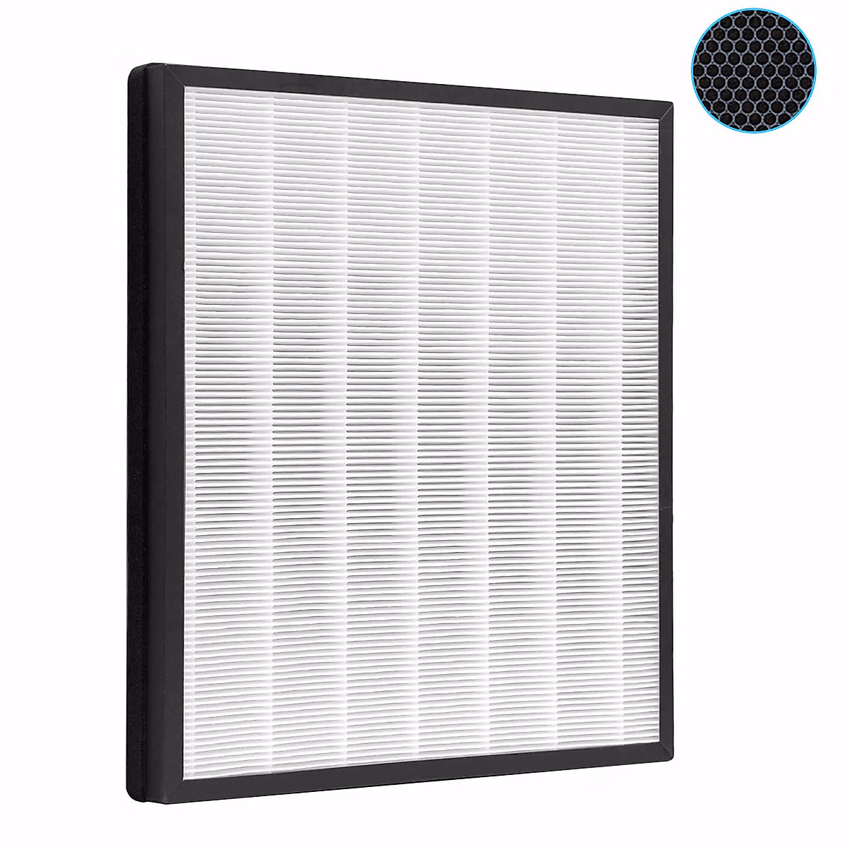 3 In 1 True HEPA Filter for Shark Air Purifier 4, Compatible with Shark HE400 HE401 HE402 HE405 Filter Replacement, HE4FKPET, 1Pack