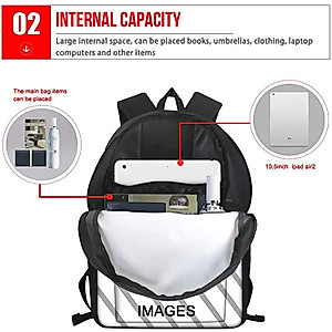 BYCHECAR Guinea Pig Backpack Set for Teen Girls Daisy School Bags with Water Bottle Holder Elementary Middle School Student Children 15.6 inch Bookbag Lunch Box Pencil Case