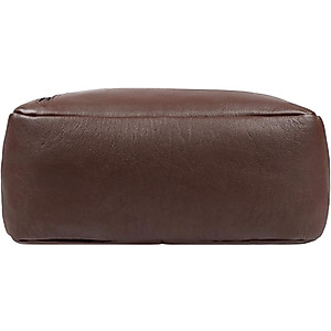 Hidesign Aiden Large Multi-functional Leather 17 Inch Laptop Backpack (Brown)