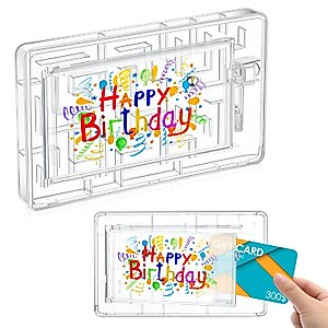 CroBlissful Gift Card Holder Box Maze, Money Maze Gift Card Box, Without Gift Card, Reusable Gift Card Box Stuffers for Adults Christmas Gifts(Birthday)