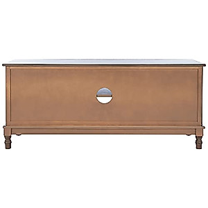 SAFAVIEH Home Collection Magnolia Brown 2-Door 2-Shelf Media Stand (up to 55-inch Flat Screen TV)