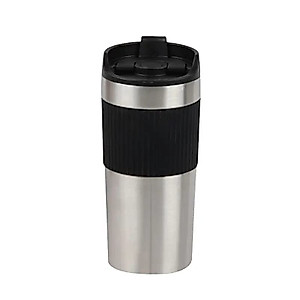 Portable coffee maker, french press, Insulated Mug with double Wall Stainless Steel, 16oz,. French Press Tumbler, French press Mug, Portable coffee mug, Coffee maker, Coffee press
