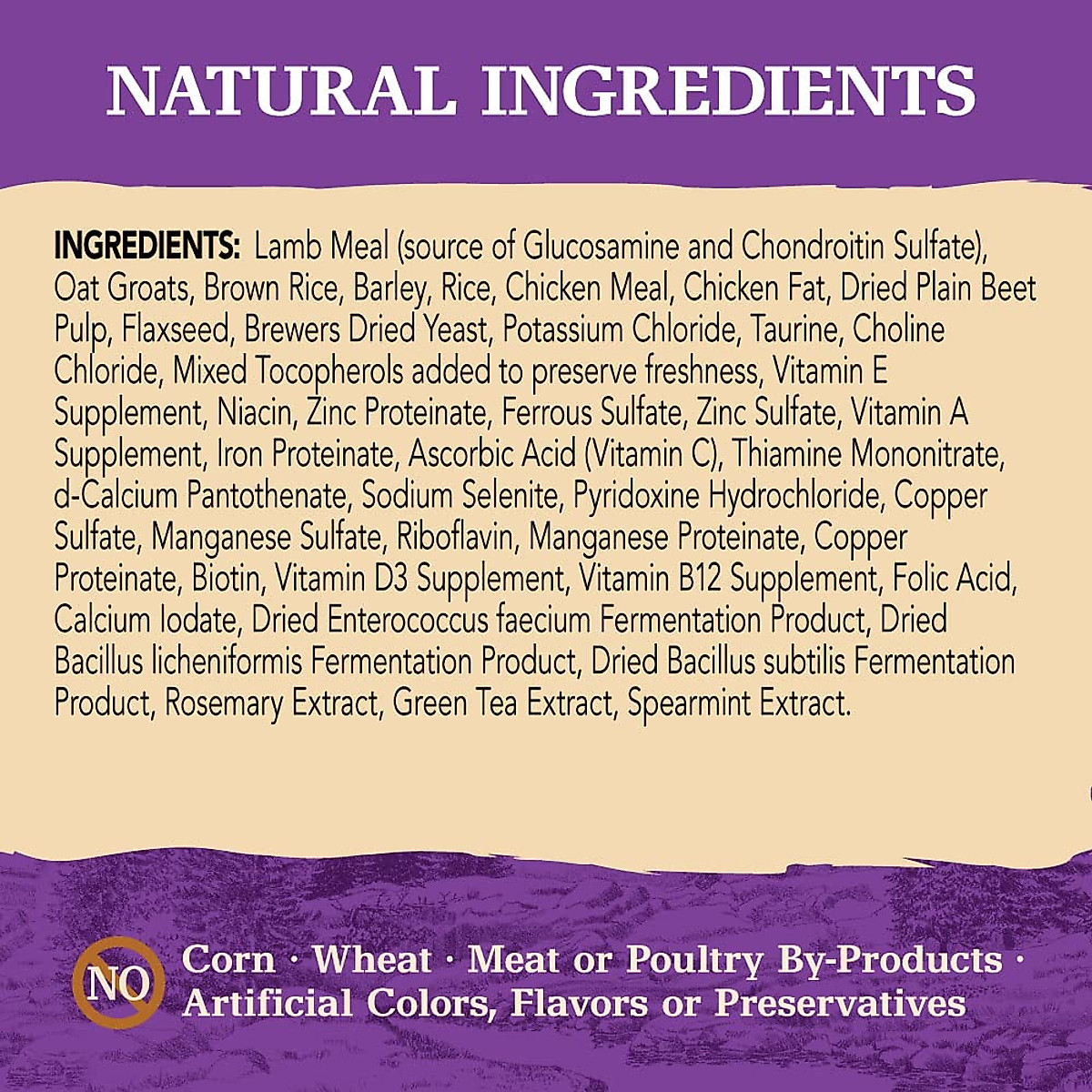 Eagle Pack Natural Dry Dog Food, Lamb & Rice, 30-Pound Bag