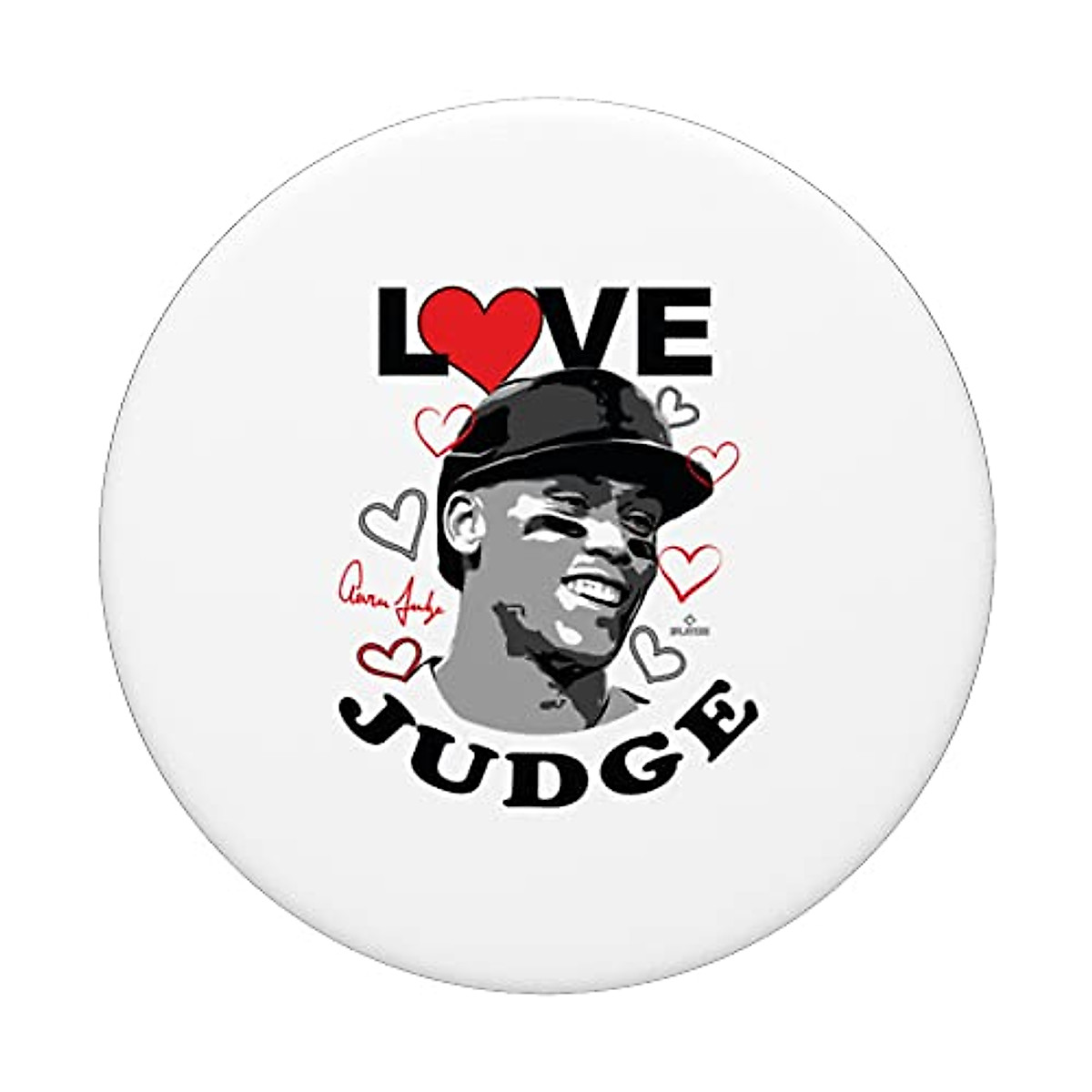 Love Aaron Judge New York Baseball MLBPA PopSockets Swappable PopGrip