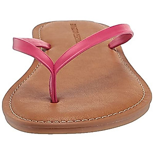 Amazon Essentials Women's Thong Sandal, Bright Pink, 7