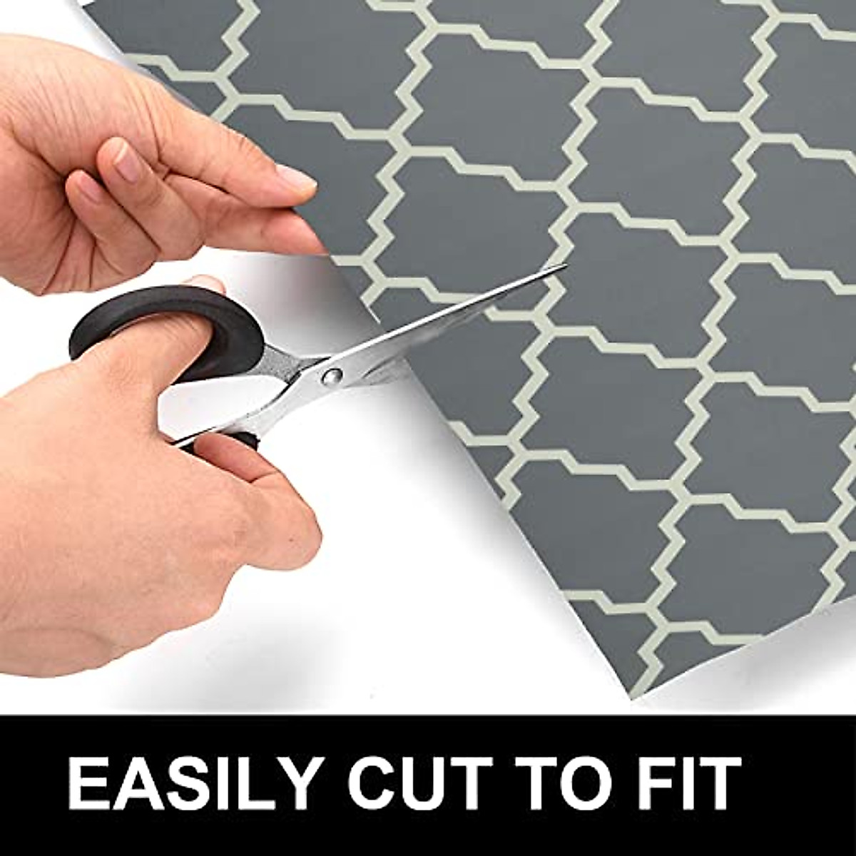 AiBOB Under The Sink Mat, 24 X 36 in, Durable Premium Mats Protect Kitchen and Bathroom Cabinets, Waterproof Absorbent Shelf Liner, Grey